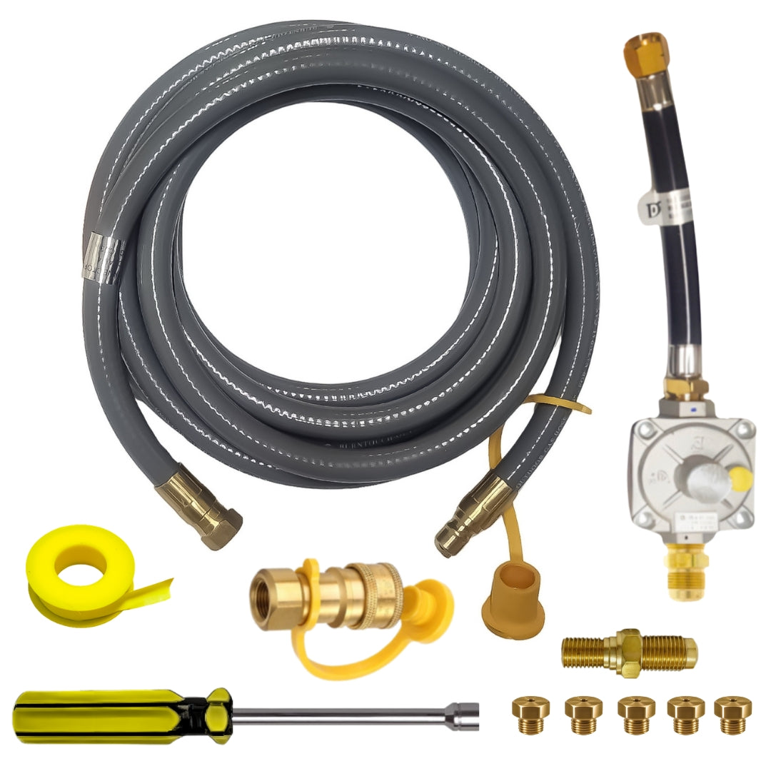 Natural Gas Conversion Kit for Royal Gourmet 5 Burner with Rotisserie ...