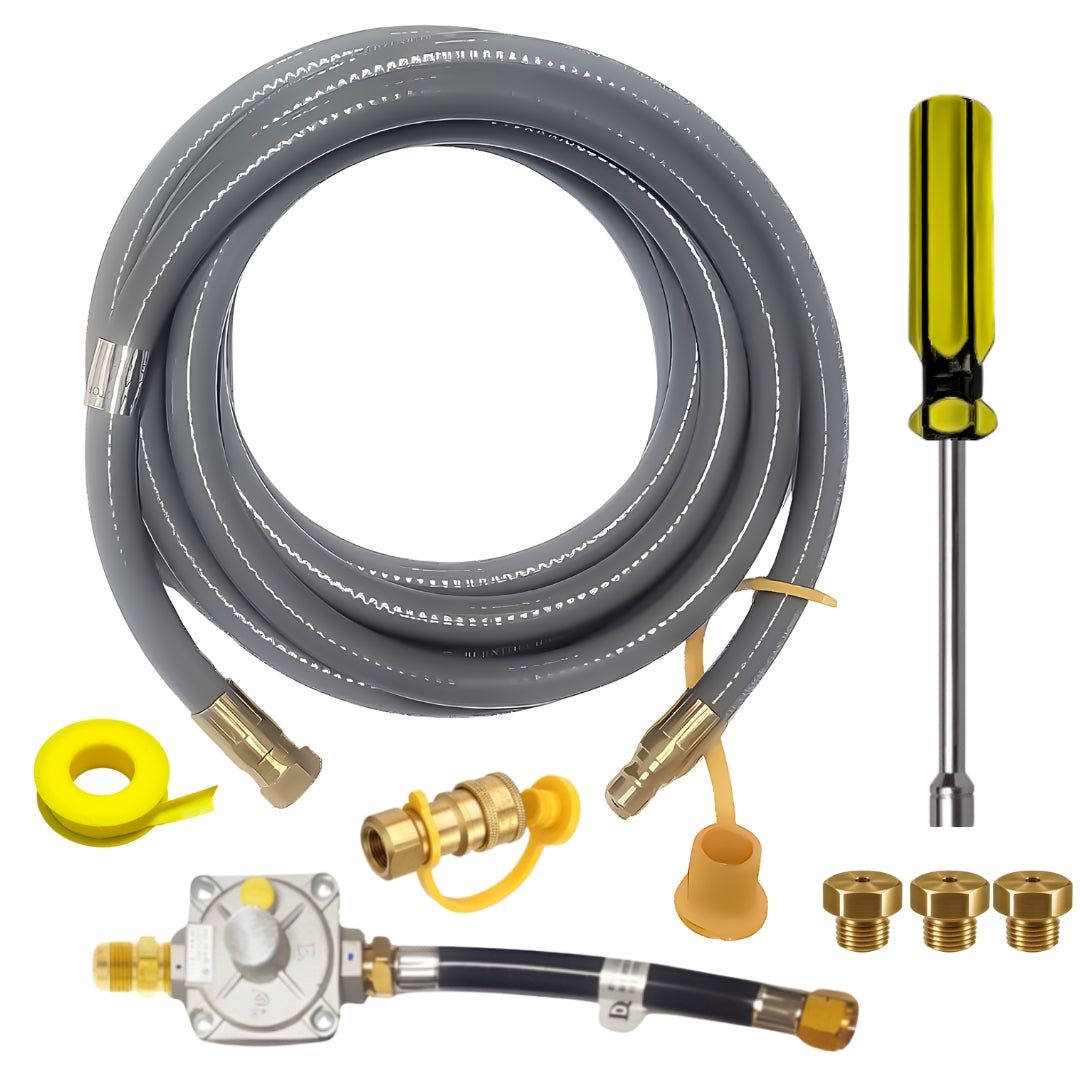 Weber Griddle Slate 30" Natural Gas Conversion Kit - Converts from LP ...